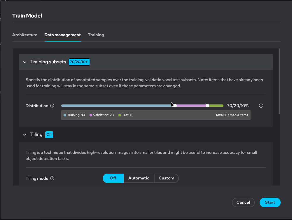 Model Training and Optimization | Geti™
